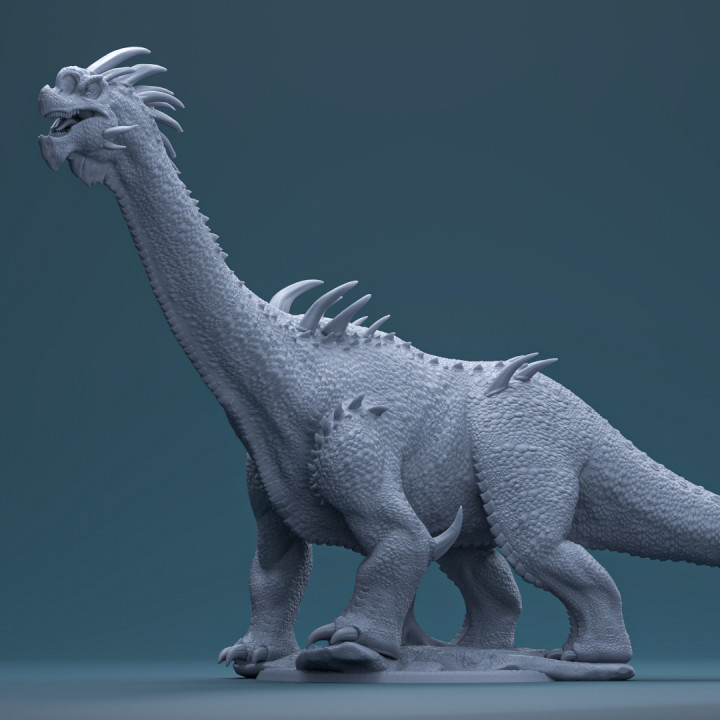 3D Printable Dragon Camarasaurus Kaiju by Dinoworld