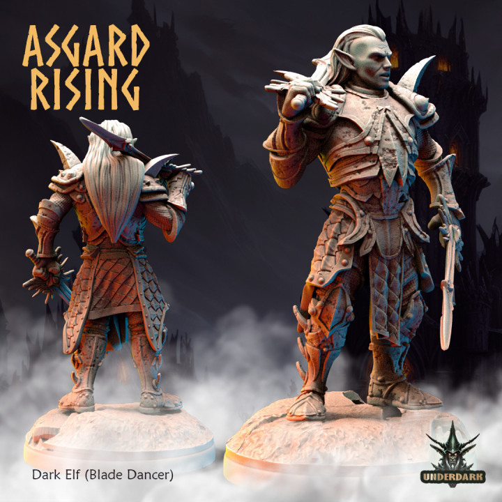 3D Printable Dark Elves /EasyToPrint/ /Pre-supported/ by Asgard Rising ...