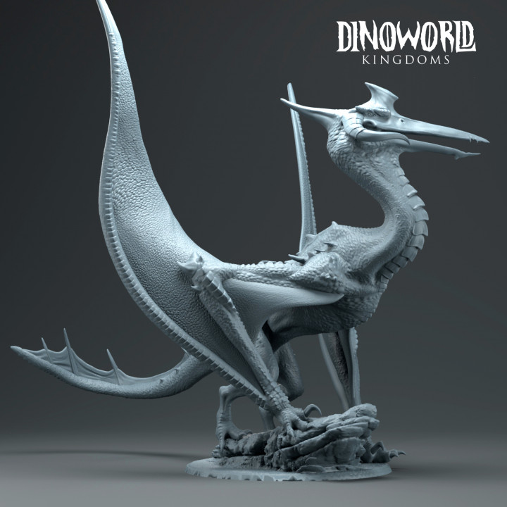 3D Printable Dragon Pterodactyl Kaiju by Dinoworld