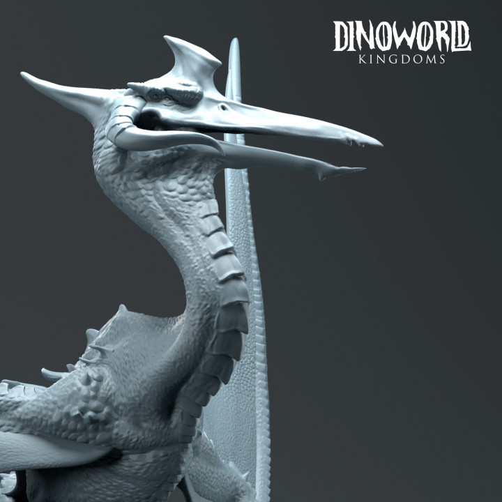 3D Printable Dragon Pterodactyl Kaiju by Dinoworld