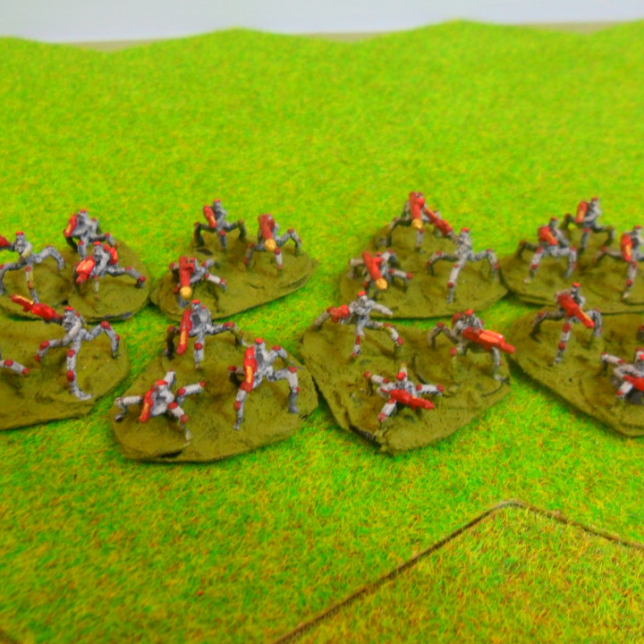 3D Printable MG144-PH07A Phystyulon Strider Soldier Platoon by Aotrs ...