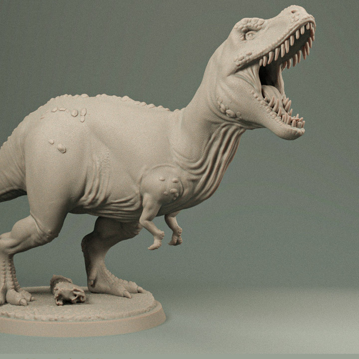 3D Printable T rex Dinosaur by Dinoworld