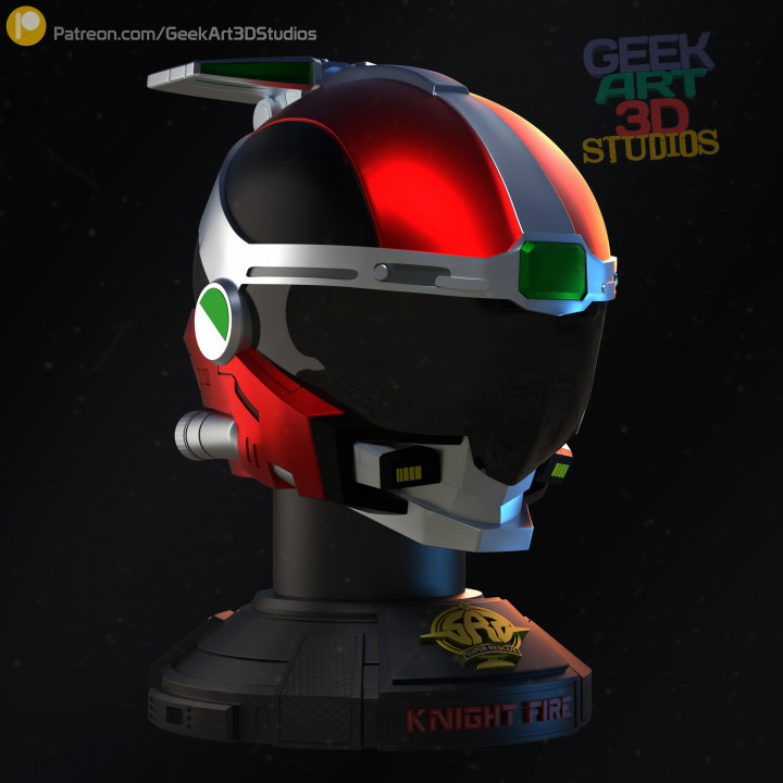 3D Printable Knight Fire - Solbrain by Geek Art 3D