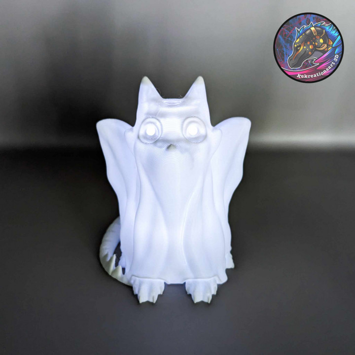 3D Printable Ghost Dragon Figure by Kirsten M