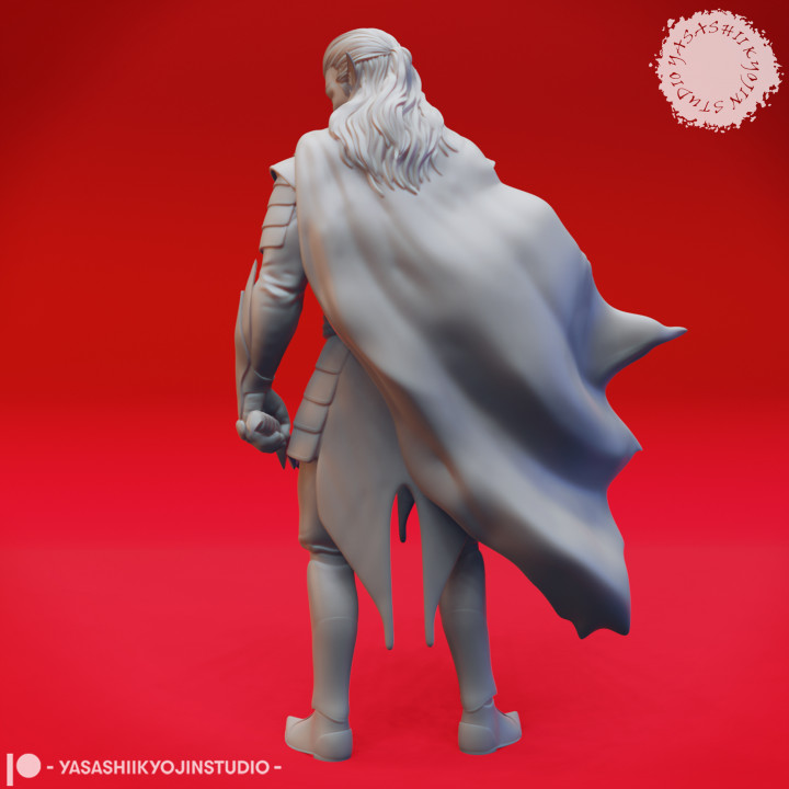 3D Printable Drow Pair - Tabletop Miniatures by YKS Miniatures