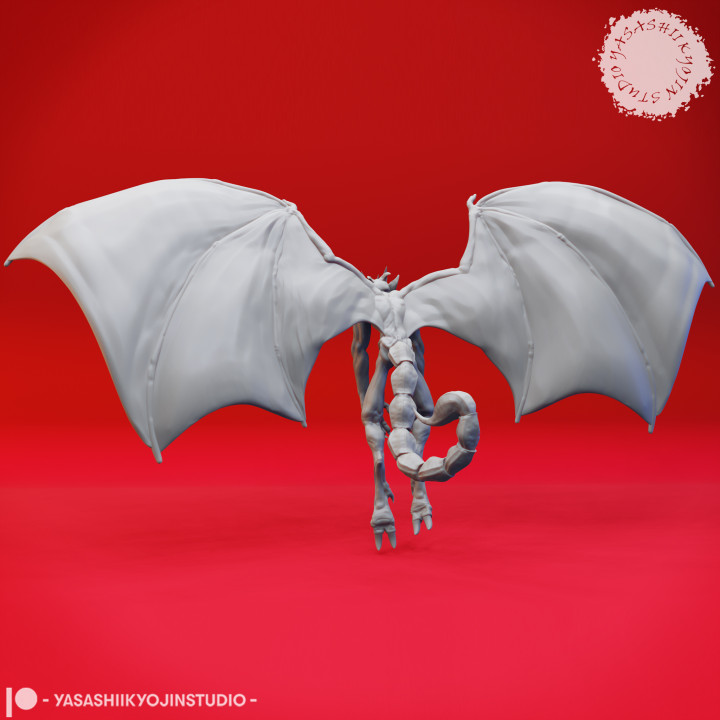 3D Printable Imp - Tabletop Miniature by Yasashii Kyojin Studio