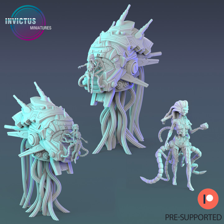 3D Printable Robot Warfare Set / Cyber Invasion Encounter / Future ...