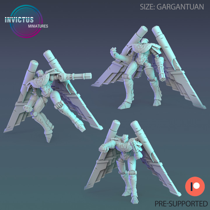 3D Printable Robot Warfare Set / Cyber Invasion Encounter / Future ...