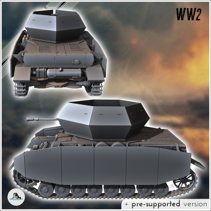 3D Printable Flakpanzer IV AA Ostwind - Germany Eastern Western Front ...