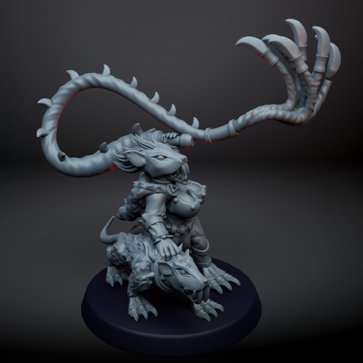 3D Printable Mommy rats by RatMan Forge