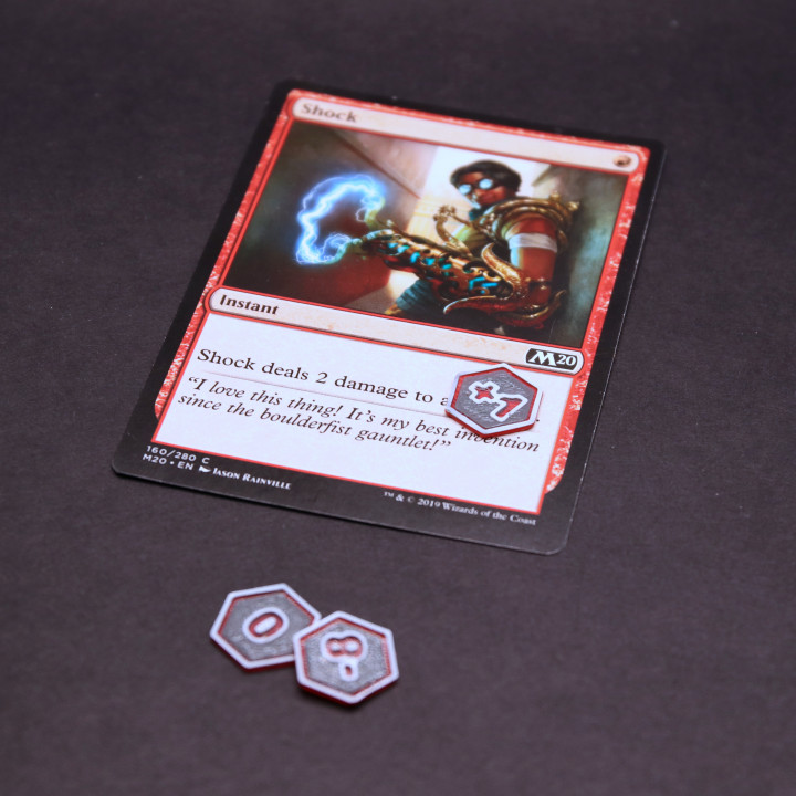 3D Printable Counters for Games, Tabletop, Cards by Voy Forges