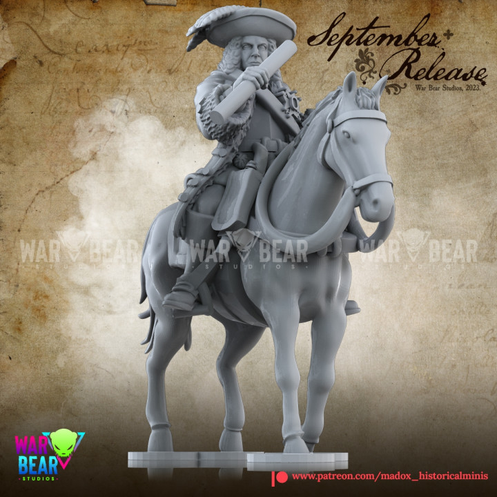 3D Printable WSS French High Command by BattleCat Miniatures