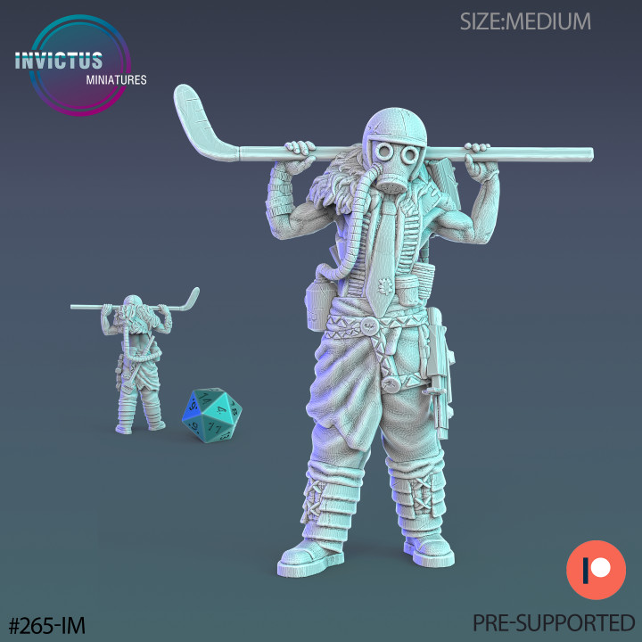 3D Printable Apocalypse Survivor Team / Space Warrior / Male Bandit ...