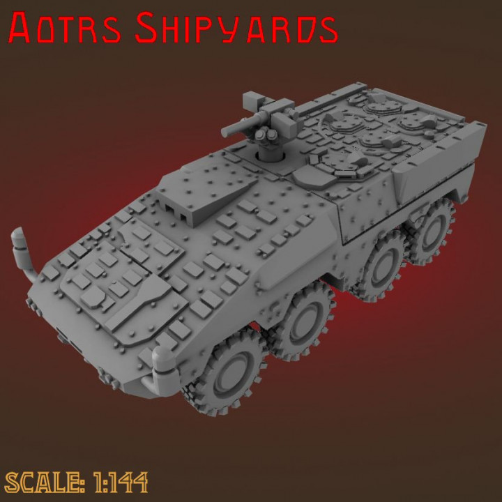 3D Printable MG144-G02 Boxer APC by Aotrs Shipyards