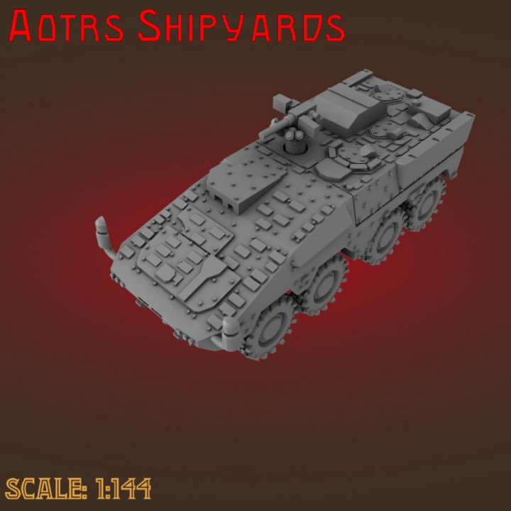 3D Printable MG144-G02A Boxer Command Post (German) by Aotrs Shipyards
