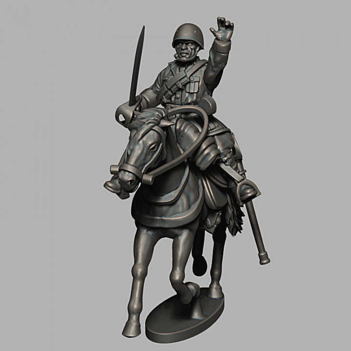 3D Printable Savoia Cavalleria Italian Cavalry by Wargames Atlantic