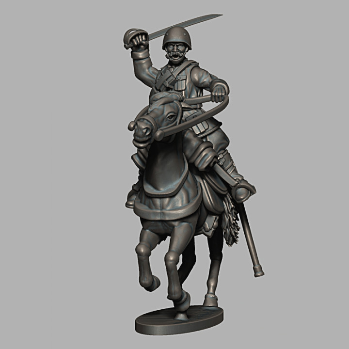 3D Printable Savoia Cavalleria Italian Cavalry by Wargames Atlantic