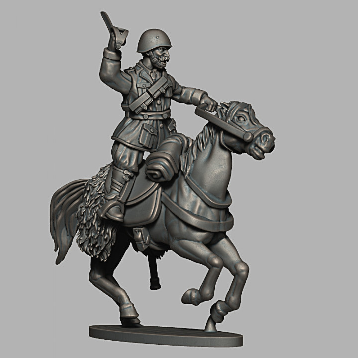 3D Printable Savoia Cavalleria Italian Cavalry by Wargames Atlantic