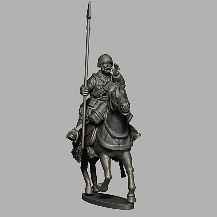 3D Printable Savoia Cavalleria Italian Cavalry by Wargames Atlantic