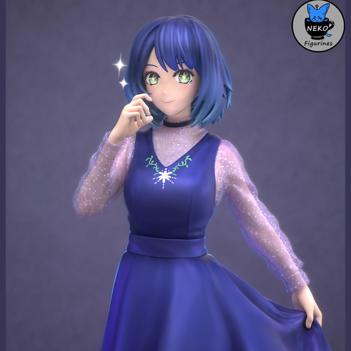 3D Printable Genius Actress by Neko_Figurines