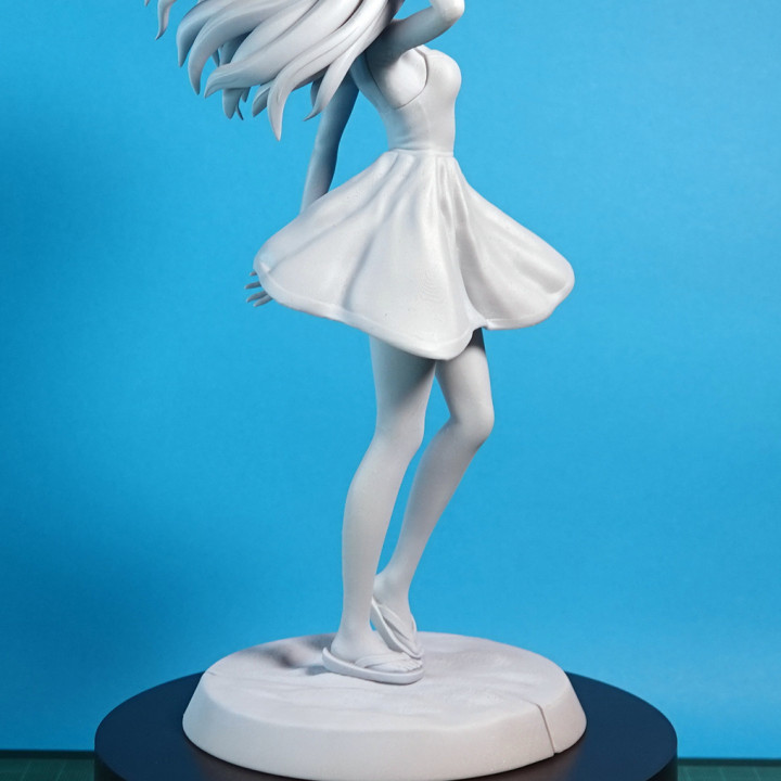 3D Printable Mecha Pilot Girls Summer Dress by Neko_Figurines