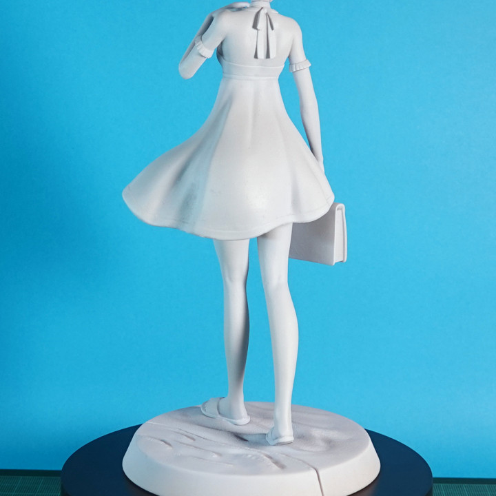 3D Printable Mecha Pilot Girls Summer Dress by Neko_Figurines