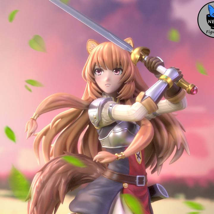 3D Printable Tanuki Sword Warrior by Neko_Figurines