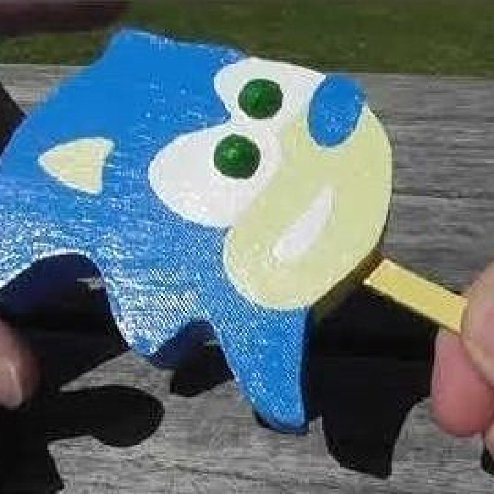 3D Printable Sonic Popsicle by Deacon The Hybrid Warrior 2024