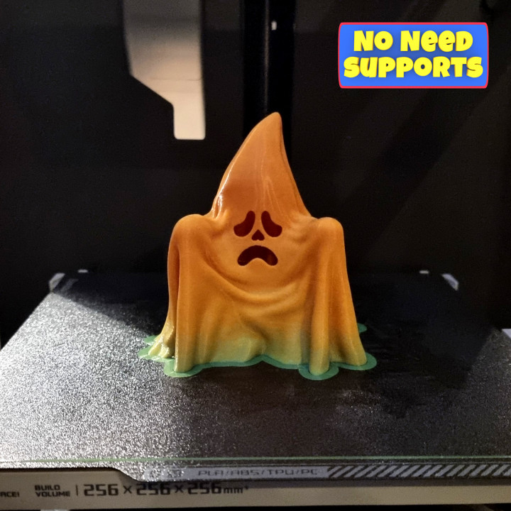 3D Printable Ghost Halloween 2 by iradj3d
