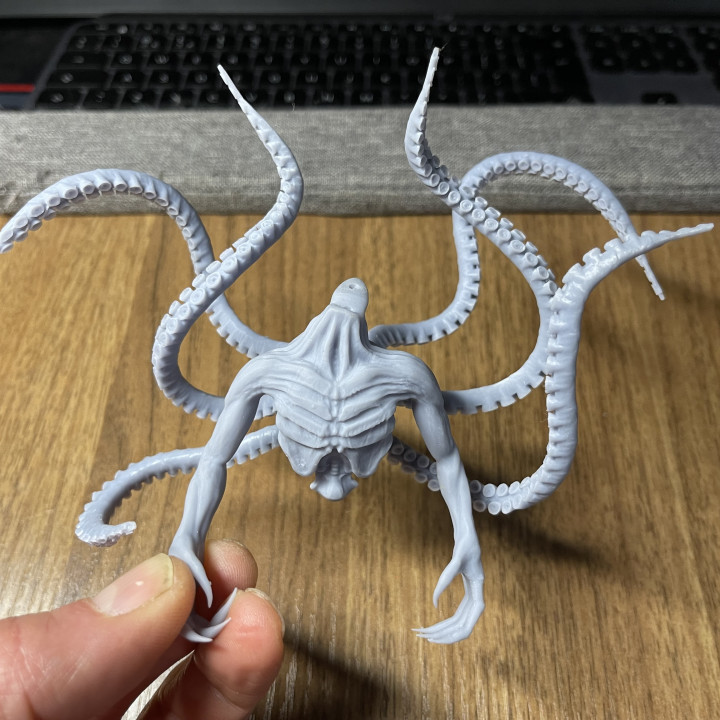 3D Printable The Cthuloid - Tentacled Horror by Keith Talbot