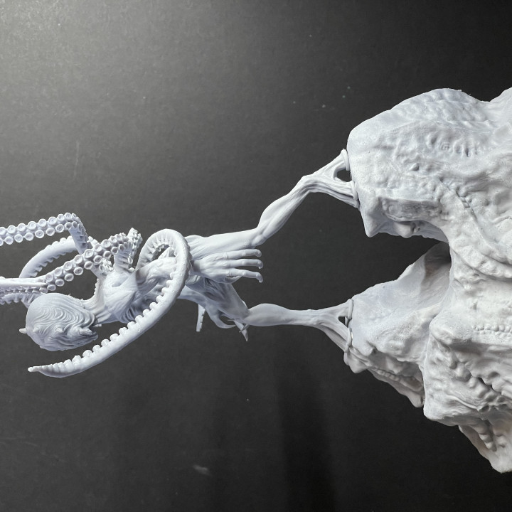 3D Printable The Cthuloid - Tentacled Horror by Keith Talbot