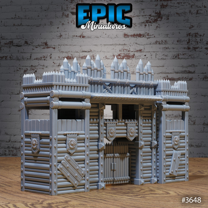 3D Printable Bandit Camp Fortification / Rogue Stronghold / Ruthless ...