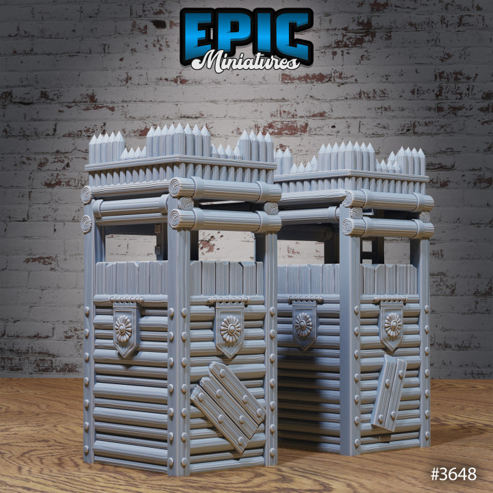 3D Printable Bandit Camp Fortification / Rogue Stronghold / Ruthless ...