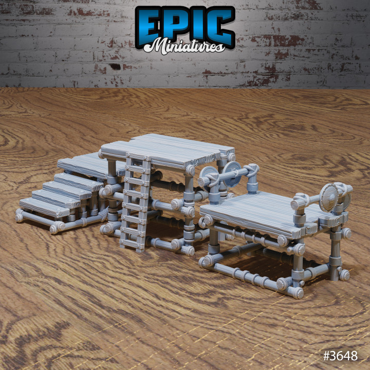 3D Printable Bandit Camp Fortification / Rogue Stronghold / Ruthless ...