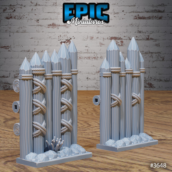 3D Printable Bandit Camp Fortification / Rogue Stronghold / Ruthless ...