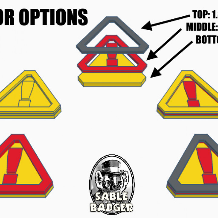3D Printable Game Token Project - Stargrave Tokens by brander roullett