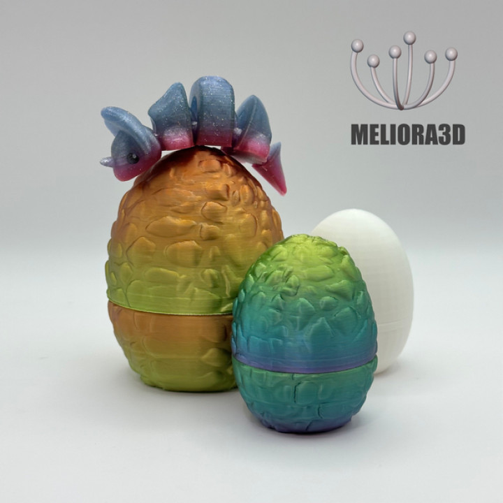 3D Printable M3D - Dinosaur Egg by Meliora3D