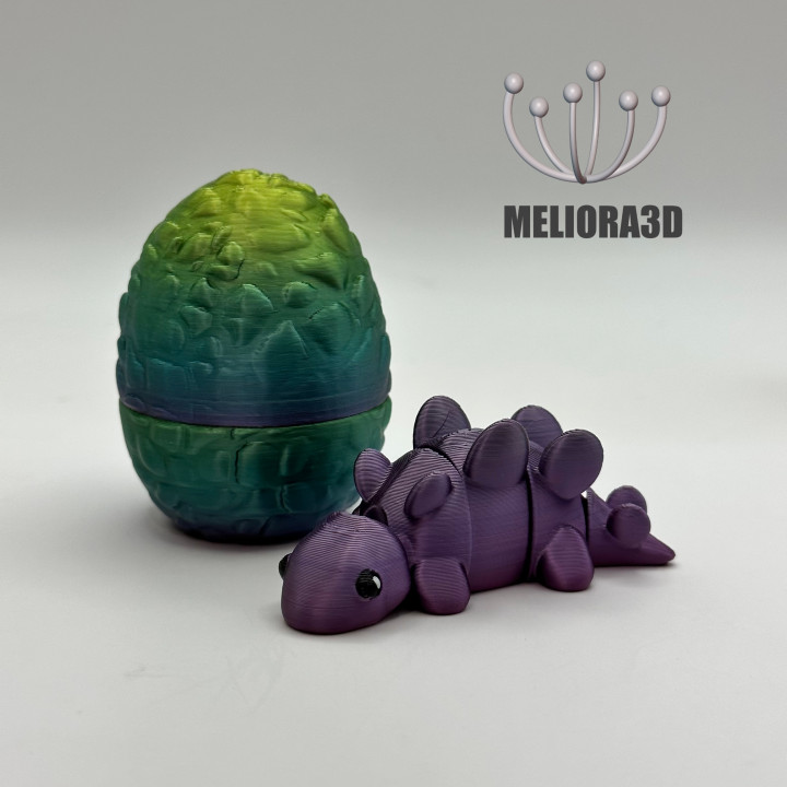 3D Printable M3D - Dinosaur Egg by Meliora3D