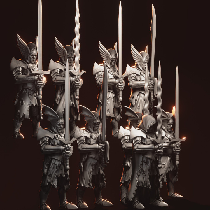 3D Printable Bloodguard with Great Weapons/Sword&Shield by ...