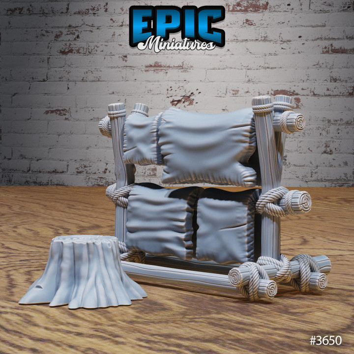 3D Printable Bandit Camp Scatter / Rogue Stronghold Tiles / Ruthless ...