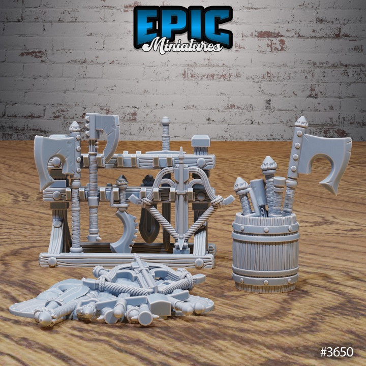 3D Printable Bandit Camp Scatter / Rogue Stronghold Tiles / Ruthless ...