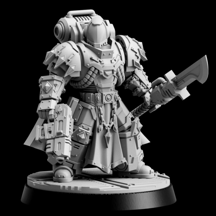 3D Printable Apex Legion Aether Mage by Apex Tabletop