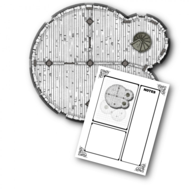 3D Printable The Wizard Tower - 6 Level Printable Map Set (TWT) by ...