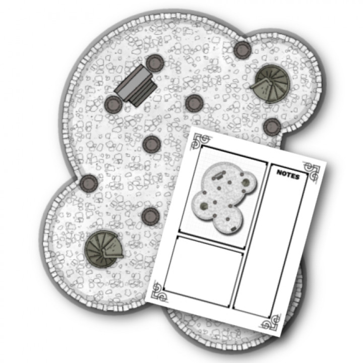 3D Printable The Wizard Tower - 6 Level Printable Map Set (TWT) by ...