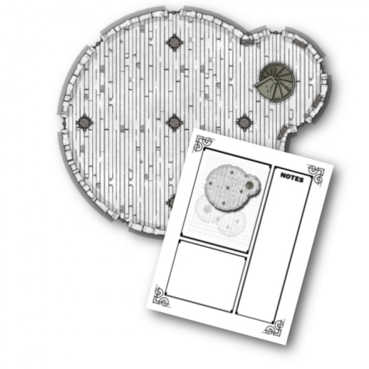 3D Printable The Wizard Tower - 6 Level Printable Map Set (TWT) by ...