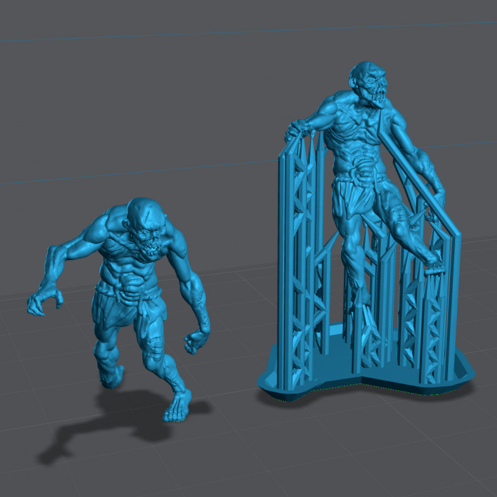 3D Printable Zombie variant by Monster Atlas