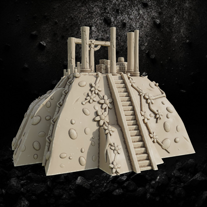 3D Printable Sacred Pyramid by Galandir's Pit & Cie