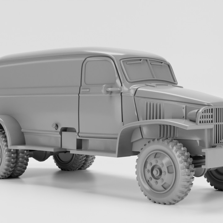3D Printable Chevrolet G506/7105 (US, WW2) by Wargame3d