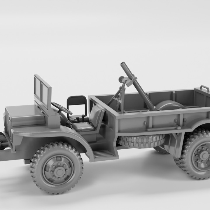 3D Printable Ford GTB - Burma Jeep (US, WW2) by Wargame3d
