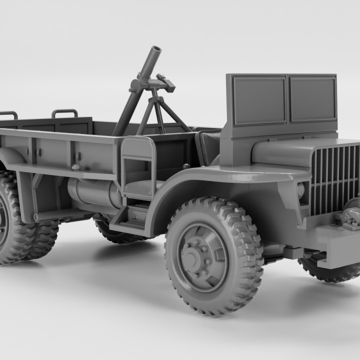 3D Printable Ford GTB - Burma Jeep (US, WW2) by Wargame3d